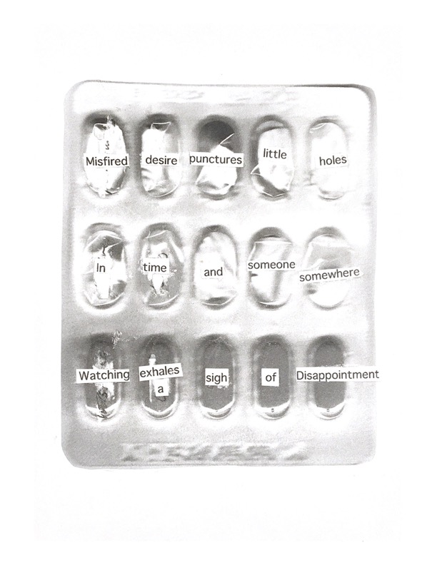 Poem about doing nothing (on the back of an ibuprofen packet) – ribs ...